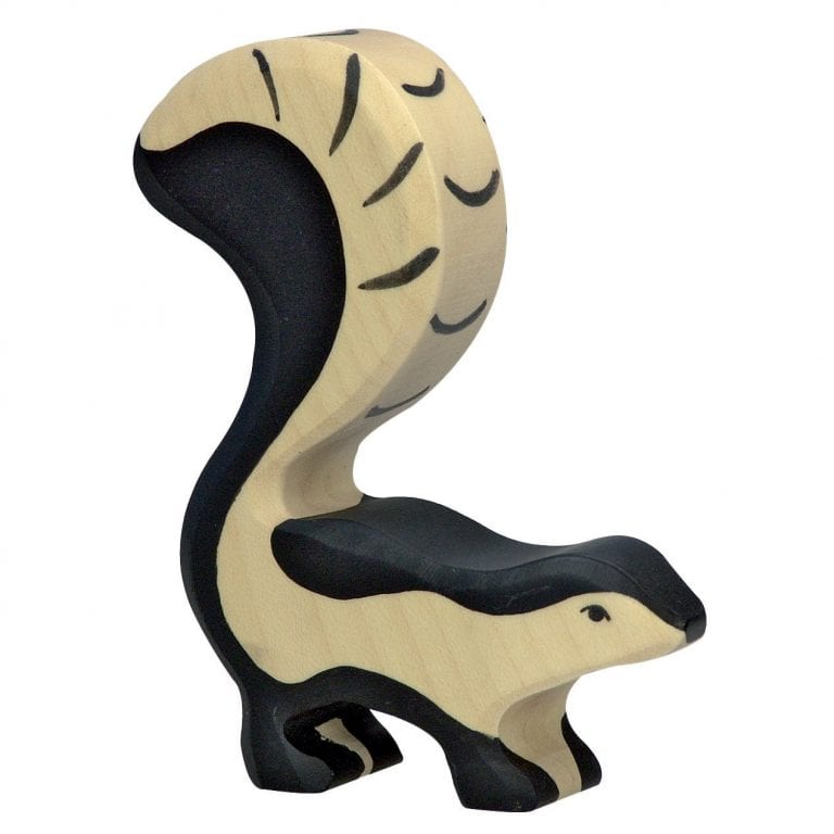Holztiger Wooden Animal - Skunk 80189 - Lollipop Sky